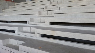 Les gradins PBM en béton